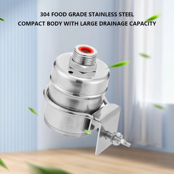Clairlio 304 Stainless Steel Float Valve Anti-Bump 1/2 Inch Filling ...