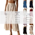 Ashirexll Long Skirts for Women Casual and Fashion Solid Color Button ...