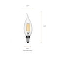 Better Homes & Gardens B10 Vintage LED Light Bulb, 5.5 Watts (60W ...