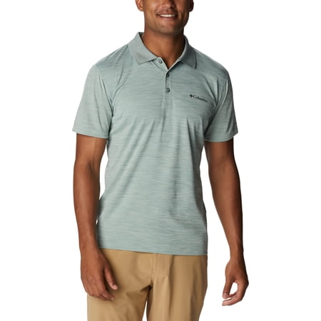 Columbia Men's Zero Rules Polo Shirt, Niagara Heather, Small | Walmart ...