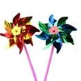 20pcs Colorful Plastic Pinwheel DIY Small Windmill Toy Set Beautiful ...