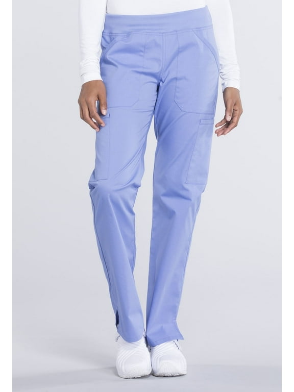 Cherokee Workwear Core Stretch Women's Scrubs Pant Mid Rise Pull-On ...