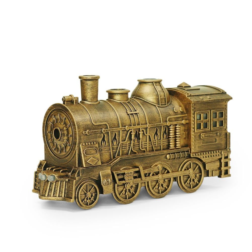 Retro Train-Shaped Humidifier with Ultrasonic Mist Technology, Remote ...