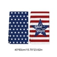 2Pack Patriotic Printed Kitchen Towels, High Water Absorbent Fabric ...