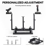 Marada Flight Simulator Cockpit Stand with Adjustable Seat Frame & PC ...