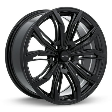 17x7.5 RTX Black Widow Hyper Silver Wheel 5x4.5 (42mm) - Walmart.com