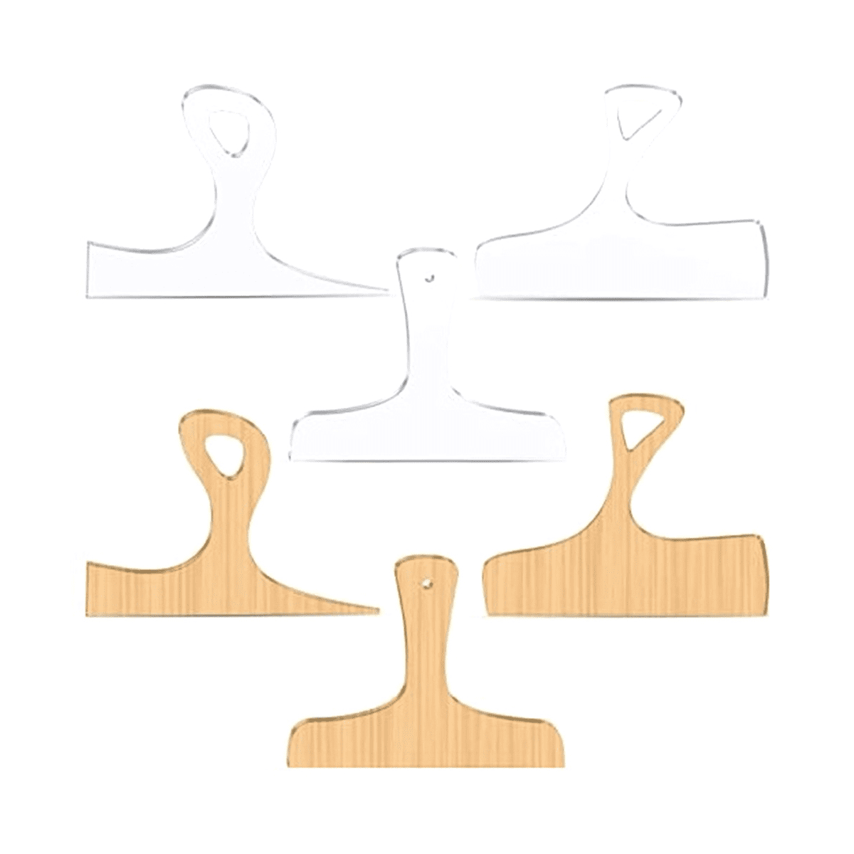 Click here for Geloo 3pcs Woodworking Acrylic Templates - Charcut... prices