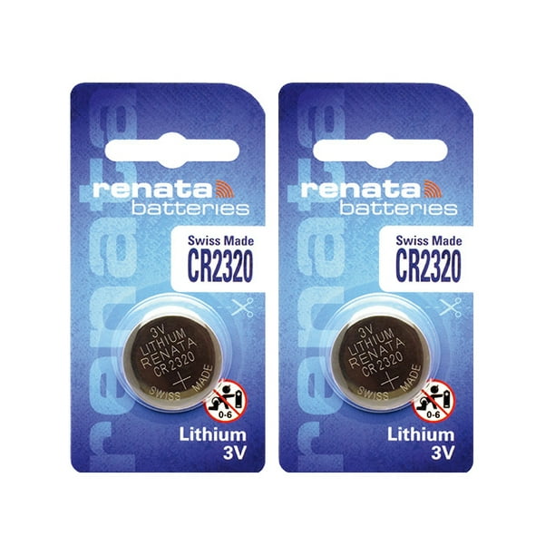 2 x Renata CR2320 Batteries, Lithium Battery 2320 - Walmart.ca