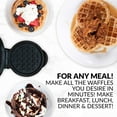 Visualz MyMini Electric Waffle Maker, 5-Inch Cooking Surface, Hash ...
