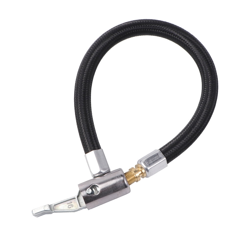 Deepcraff Locking Air Chuck With Air Hose Inflator Adapter Extension Inflating Tubes For Pump Of Bike Motorcycle Car Tire (10cm) 10*2cm