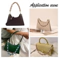 2Pcs 2 Colors Acrylic Bag Handles with Alloy Spring Gate Rings for Bag ...
