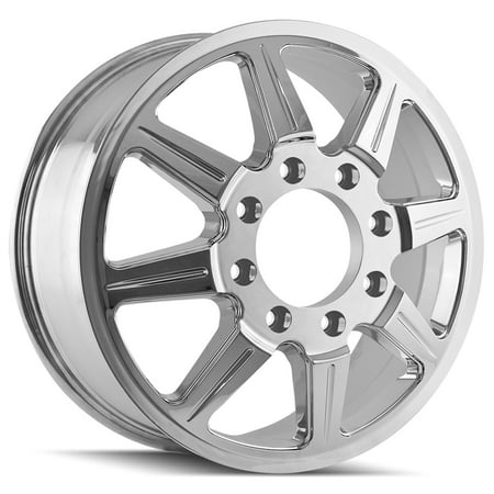 Mayhem 8101 Monstir Dually Inner 22x8.25 8x6.5" +127mm Chrome Wheel Rim ...