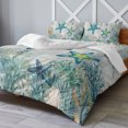 4 Piece Duvet Cover Set Full, Nautical Starfish Vintage Map Soft ...