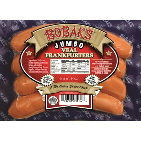 UPC 053728034048 - Bobak Sausage Bobak Veal Hot Dogs 1 Lb | upcitemdb.com