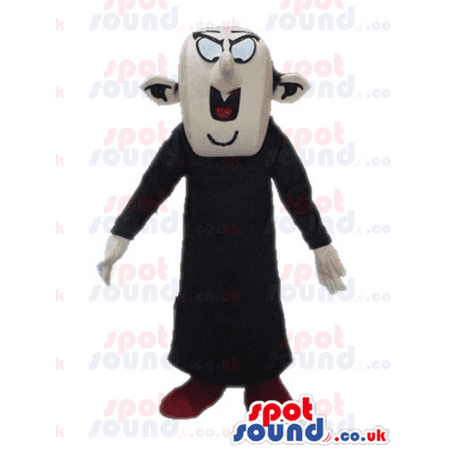 Gargamel wearing a long black tunic - Mascots-Mascots famous characters ...