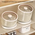 Large Capacity Rice Canister Featuring Easy Open Lid For Access ...