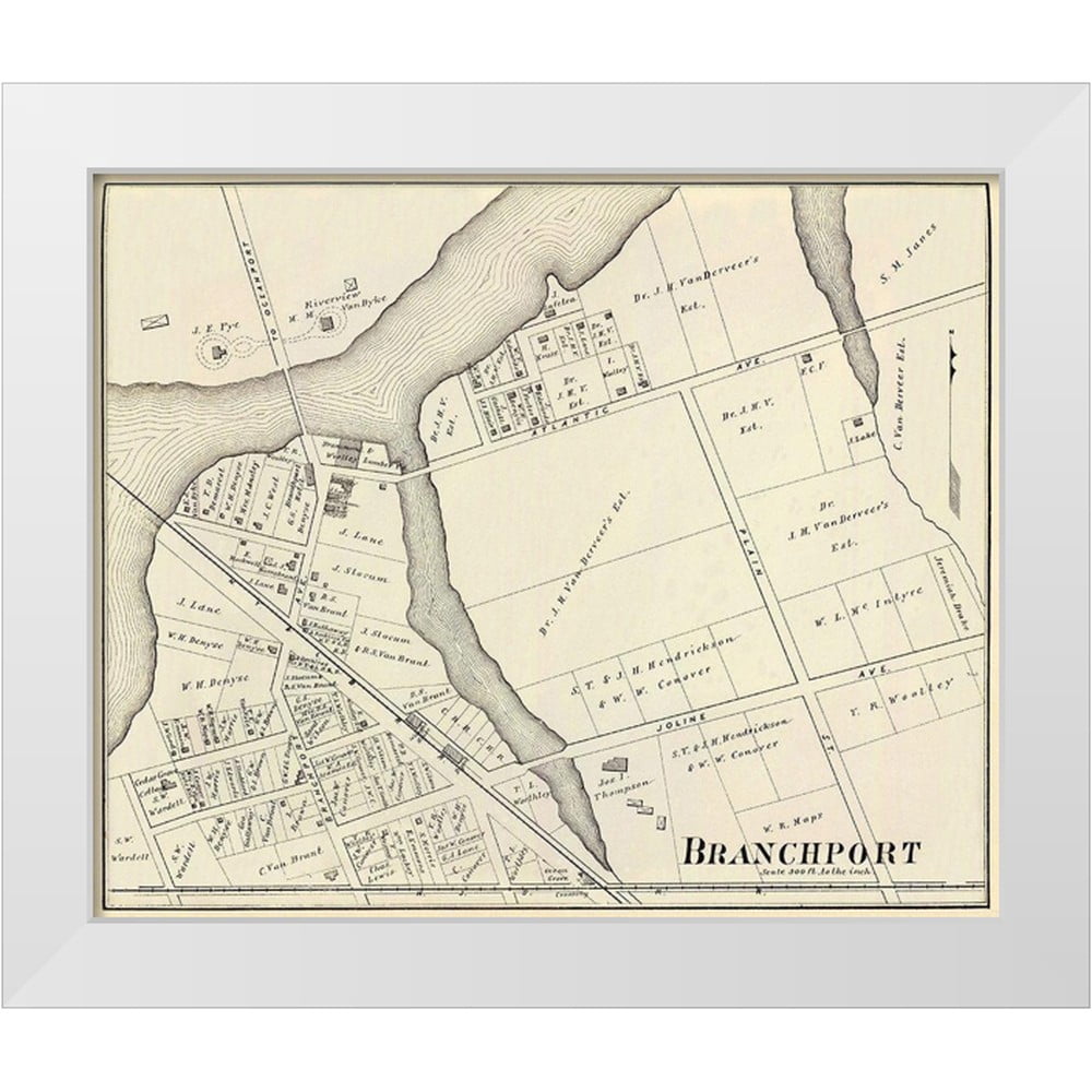 Woolman 24x20 White Modern Wood Framed Museum Art Print Titled ...