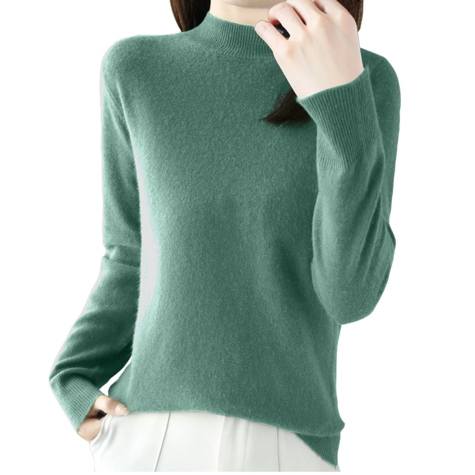 Click here for Timegard Sweaters For Women Half High Neck Long Sl... prices