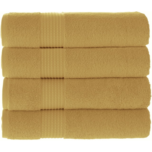 MAURA Basics Performance Bath Towels with Hanging Loop. 30”x56 ...