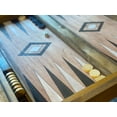 Rustic Backgammon Coffee Table with removable glass top - 25x25 ...