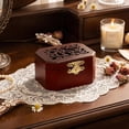 Box, Hollow Carved Musical Box, Small Mechanism Wind Up Box for Lover ...
