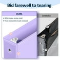1 inch Binders 3 Ring View Binders Holds 200 Sheets of Letter Size ...