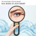 Genreen 1x 20x Magnifying Travel Mirror, Hand Mirror with Handle ...