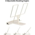 Metal Book Stand for Desk, Adjustable Reading Rest Book Holder ...