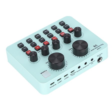 Sonew Live Sound Card,Live Sound Card Rechargable Live Streaming Sound ...