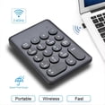New 2.4G Wireless Digital Keyboard USB 18Keys Mini Numeric Keypad ...