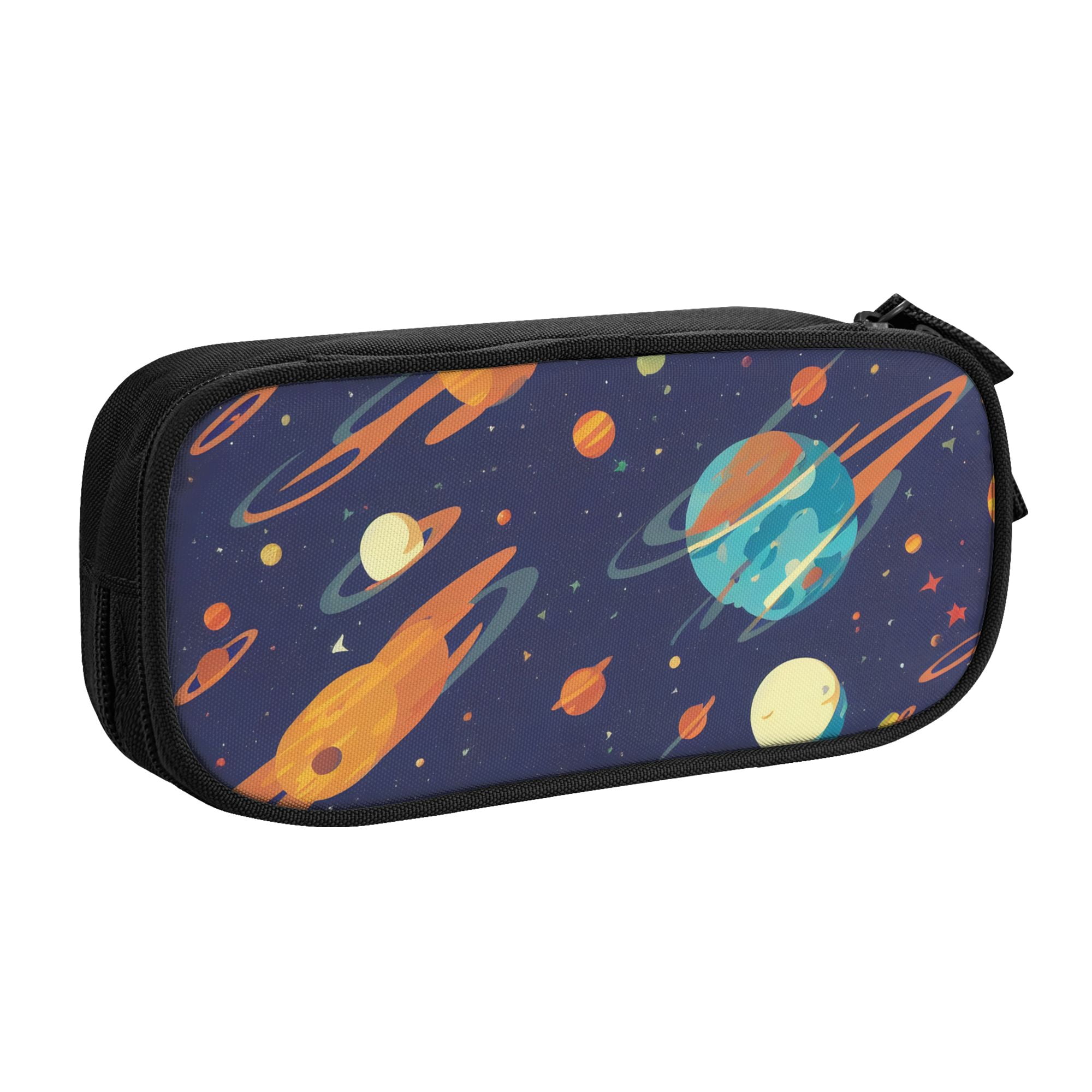 TEQUAN Large Capacity Pencil Case, Fantasy Planet Night Stars Pattern ...