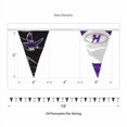 AGAS Hunter College Pennant Banner String 15 ft NCAA HC Hawks & HC Logo ...