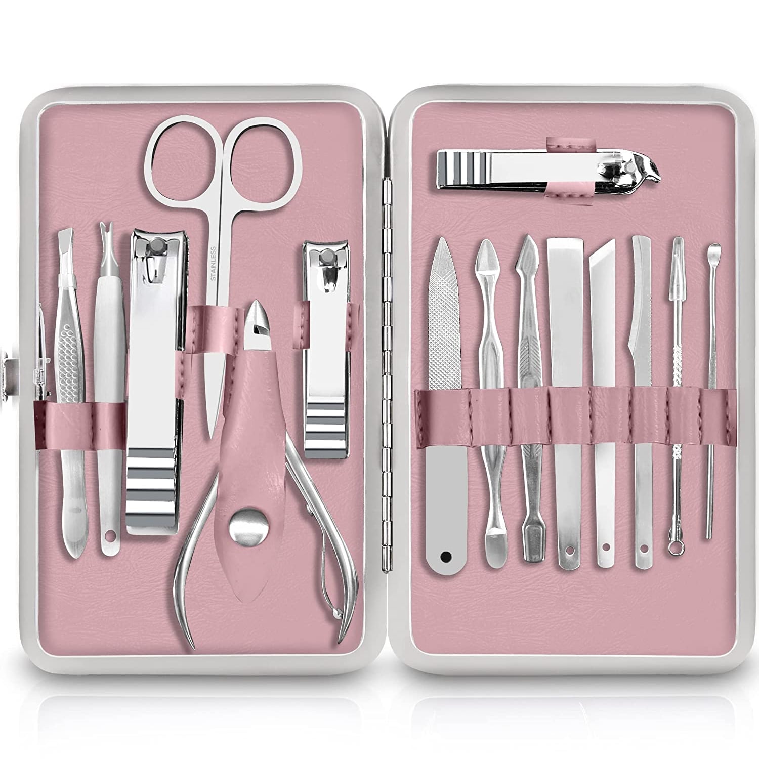 15 Piece Manicure Pedicure Nail Care Set Professional Manicure and ...