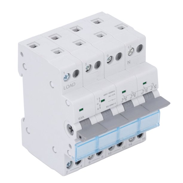 4P Disconnect Switch, Overload Guard 400V 63A Power Circuit Breaker for ...