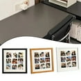 DIY Wooden Nine Grid Photo Frame 30 by 30cm for Display and Home ...