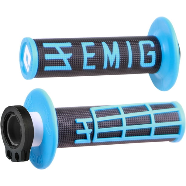 ODI Emig V2 4 Stroke Blue/Black MX Motocross Lock On Grips H34EMBU - Walmart.com - Walmart.com