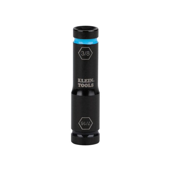 Klein Tools 7-Piece Flip Impact Socket Set, Dual Drive, 10 Sizes ...