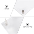 1Pc Stylish Transparent Acrylic Photo Frame for Wall and Door Hanging ...