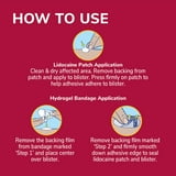Dr. Scholl's Blister Pain Relief Complete Kit with Lidocaine, 8 Count ...