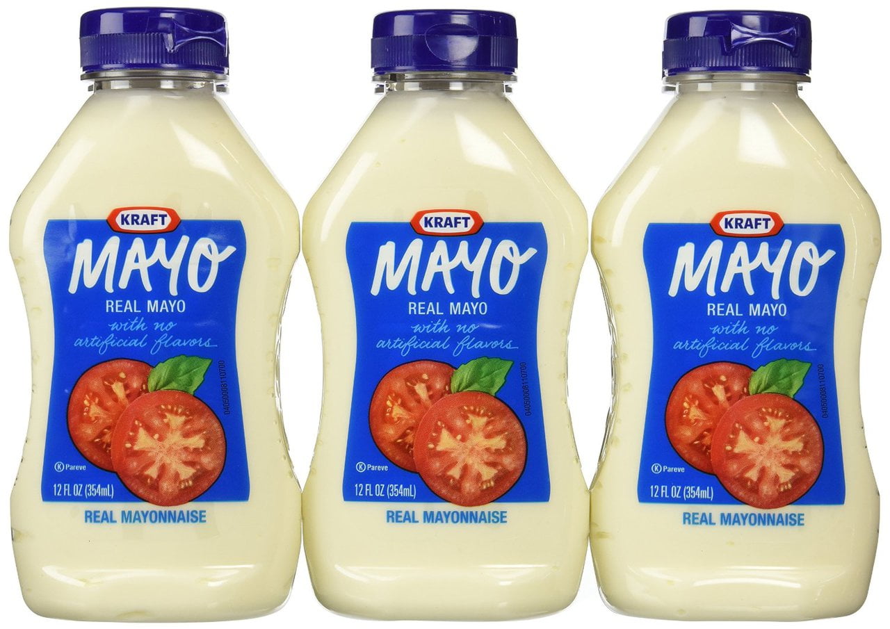 12 PACKS : Kraft Mayo Real Mayonnaise, 12-Ounce Squeeze Bottle ...