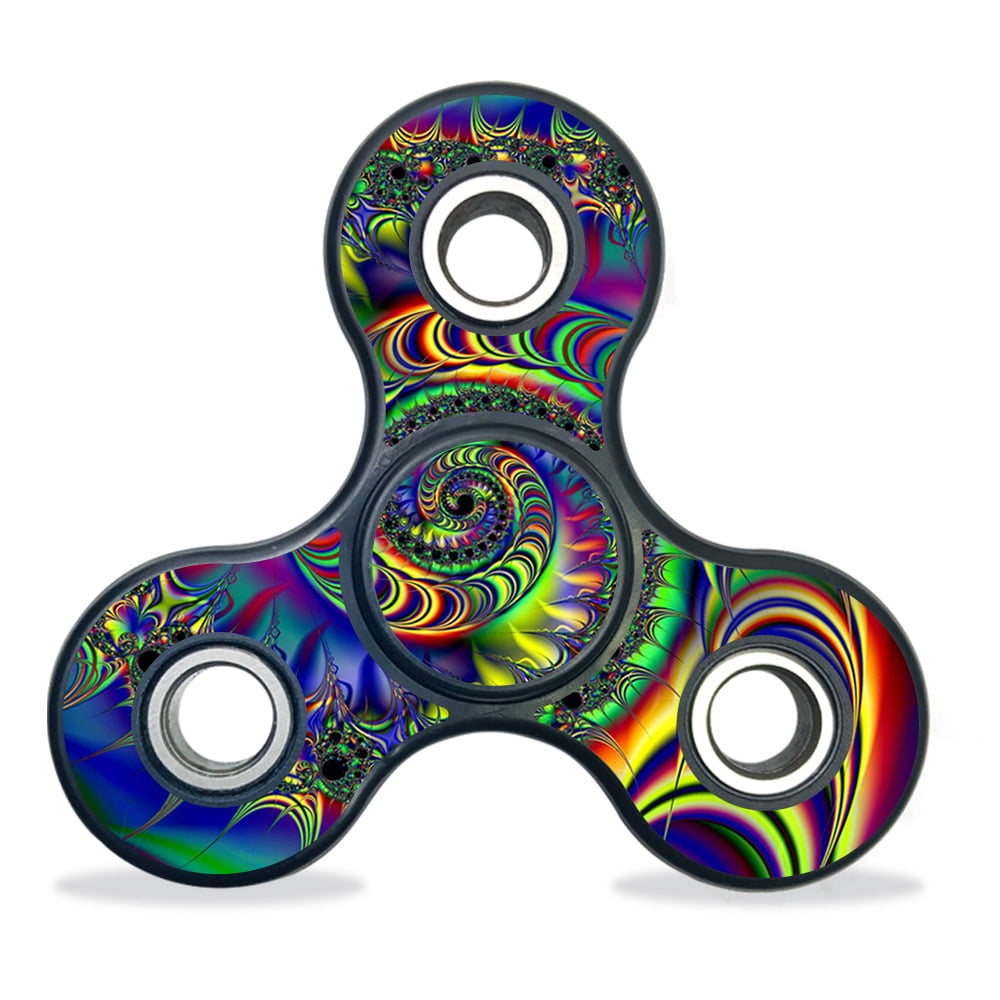 Skin Decal Wrap Compatible With Fidget Spinner Hand Tri Fydget toy ...