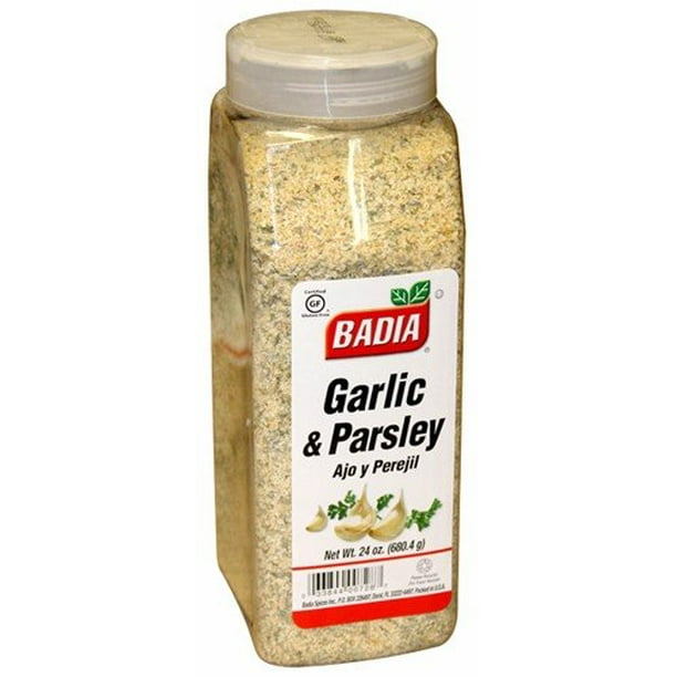 Badia Garlic and Parsley. 24 oz container. Large container - Walmart.com