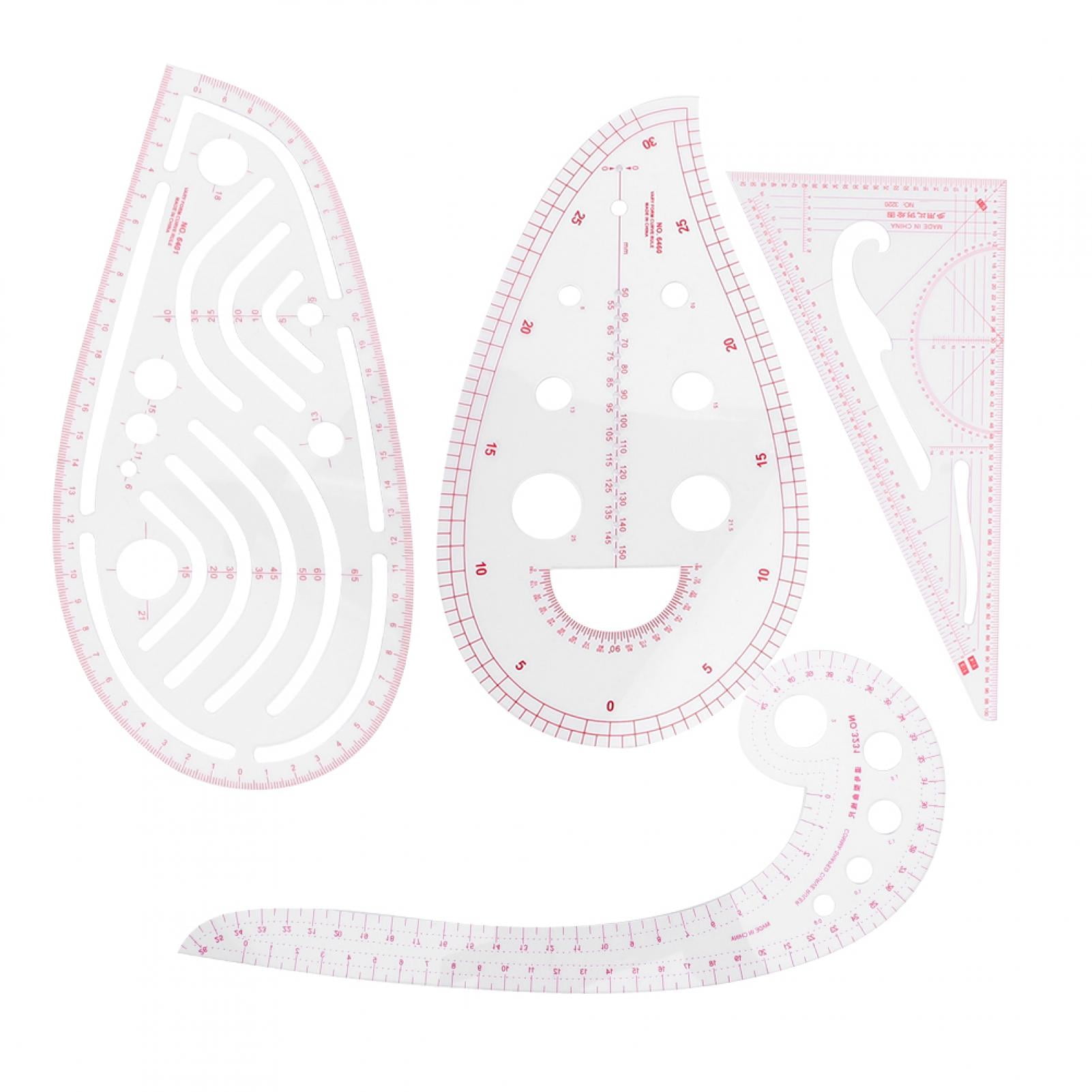 Kit De Reglas De Costura, Regla De Curva De Cadera, Herramienta De ...