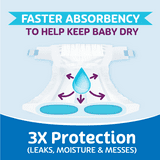 Parent's Choice Dry & Gentle Diapers Size 8, 64 Count (Select for More ...