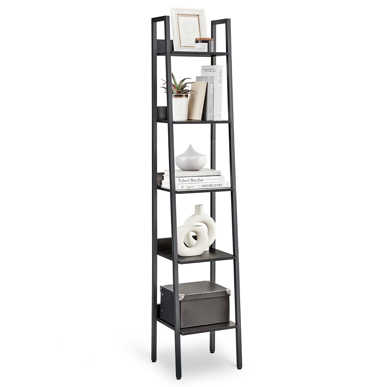 Click here for Vasagle Bookshelf  5-Tier Narrow Book Shelf  Ladde... prices