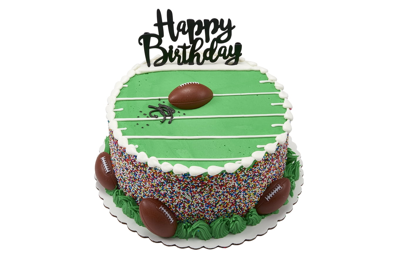 Touchdown Round Cake - Walmart.com