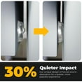 128 Self Adhesive Cabinet Door Bumpers – Sticky Clear Silicone Rubber ...