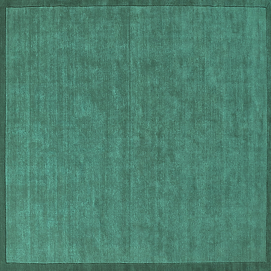 Ahgly Company Indoor Square Solid Turquoise Blue Modern Area Rugs, 7 ...