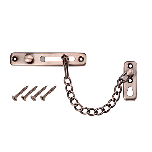 Uxcell Chain Door Guard Lock Security Latch Spring Anti-Theft Press ...