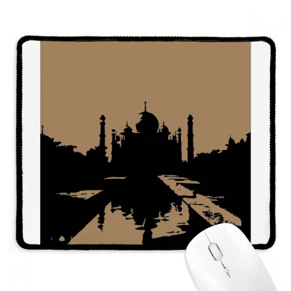 Ancient Buildings Taj Mahal Mousepad Stitched Edge Mat Rubber Gang Pad ...
